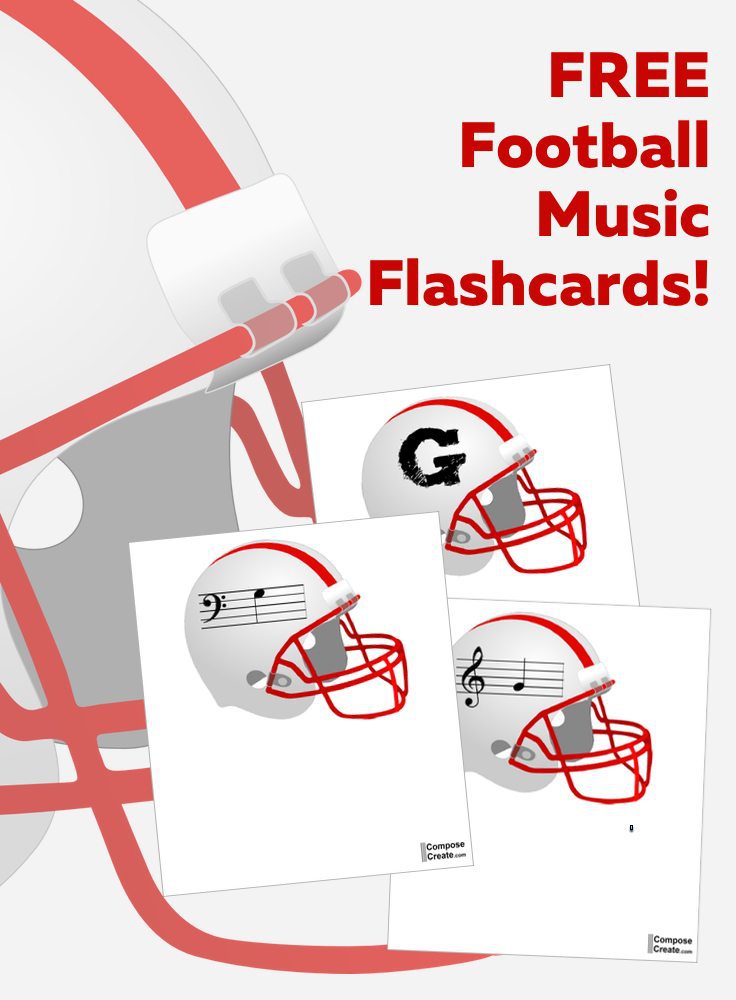 Musical Notes And Football