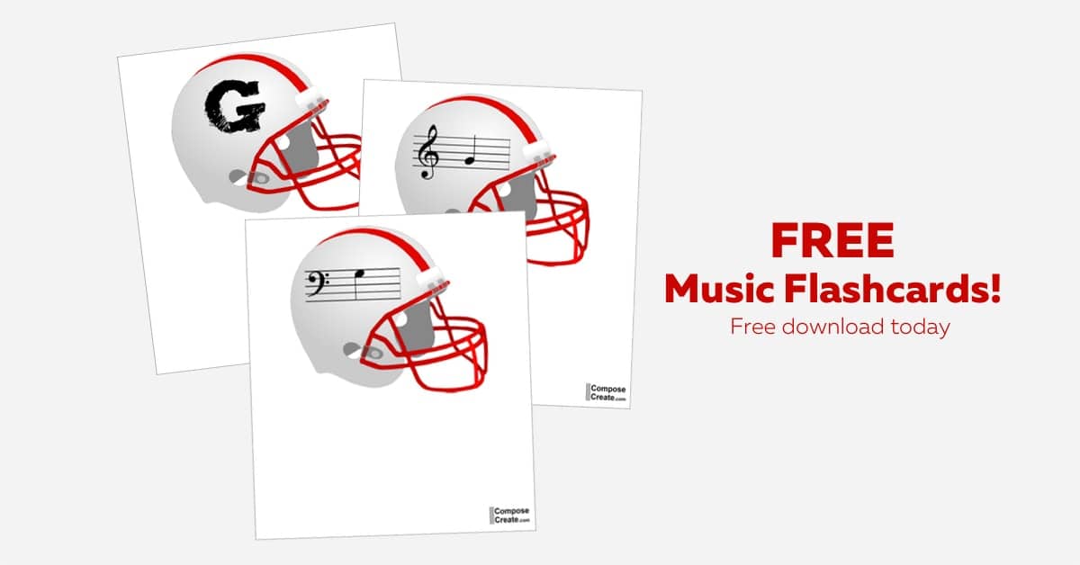 Musical Notes And Football