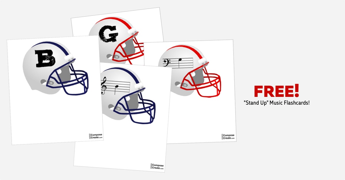 Musical Notes And Football