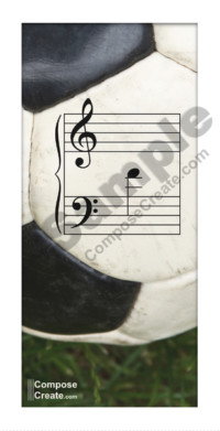 Soccer Music Flashcards - Music flashcard games