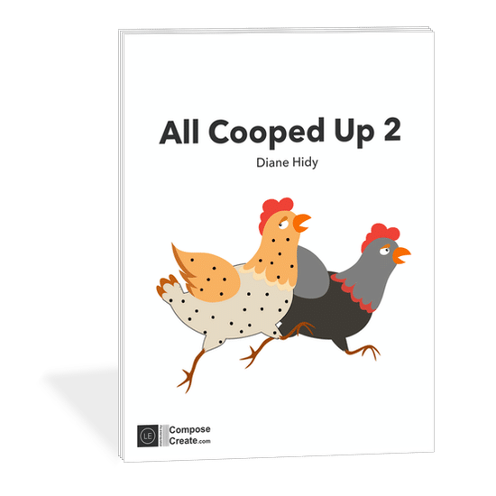 All Cooped Up - Fun, short piano pieces by Diane Hidy