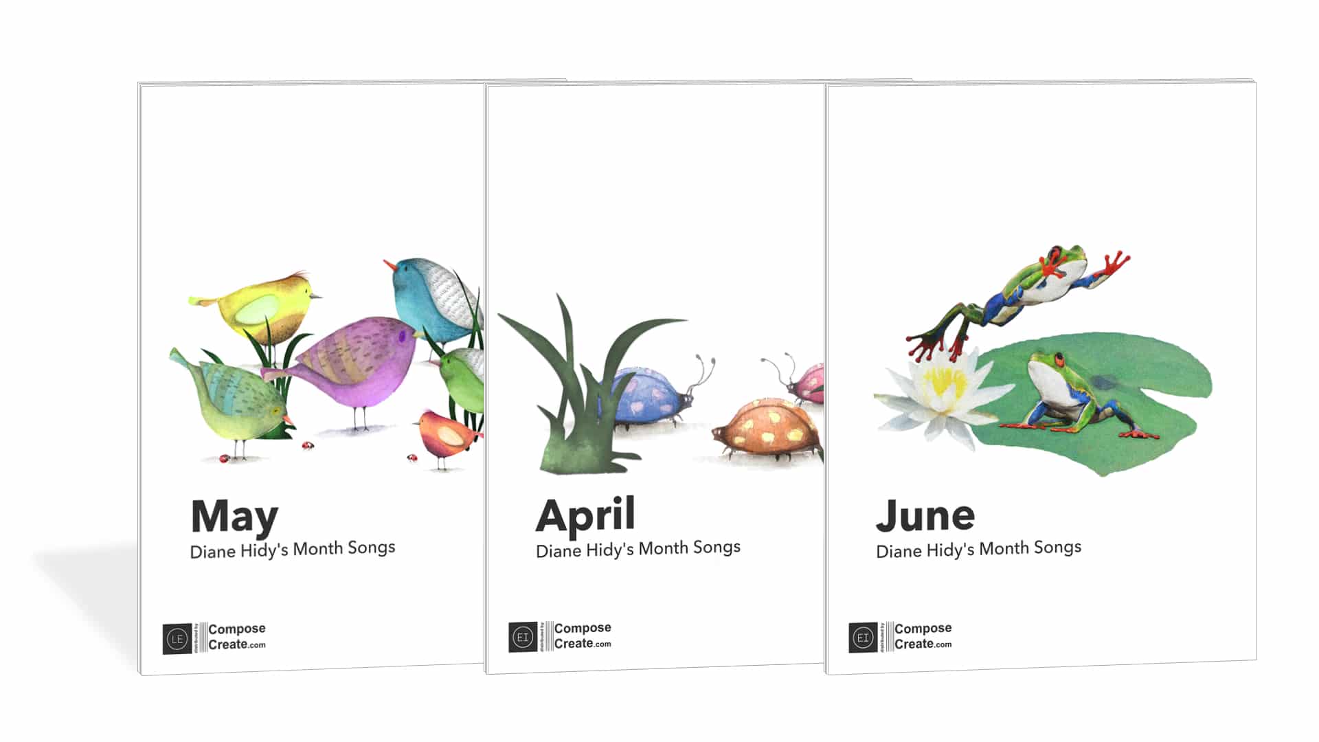 April Song + May Song + June Song by Diane Hidy